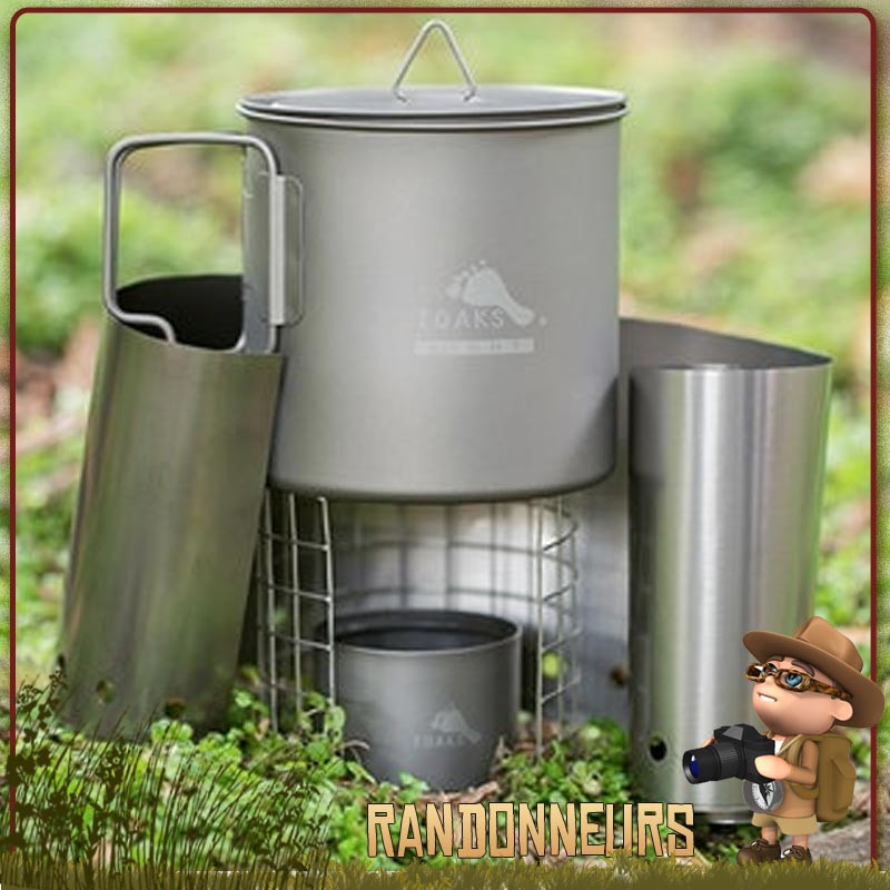 meilleur Réchaud Titane Siphon Alcool Toaks trek randonnée légère