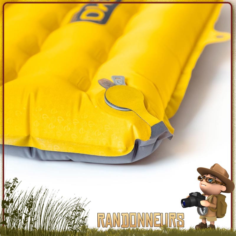 Matelas trek gonflable TENSOR Nemo Long wide gonflant bivouac leger