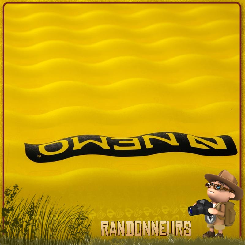 Matelas trek gonflable TENSOR Nemo Long wide gonflant bivouac leger