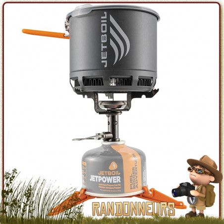 Réchaud JetBoil stash popote optimisee puissant randonnee ultra leger