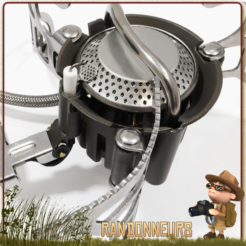 Réchaud Gaz Déporté Rugged Origin Outdoors puissant avec piezo