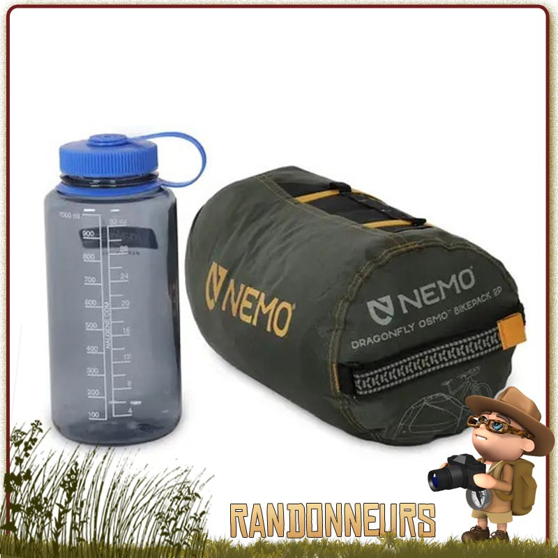 Tente bikepacking DRAGONFLY OSMO BIKEPACK 1P NEMO rando vtt legere