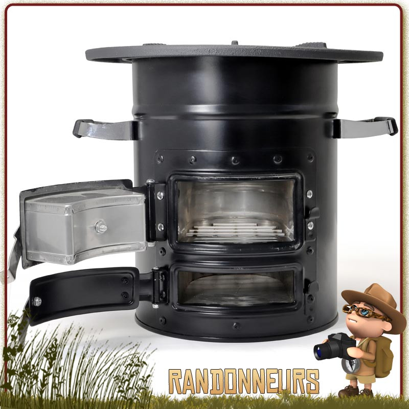 Poele Réchaud bois Fusée scandinave Skadi bivouac bushcraft survie