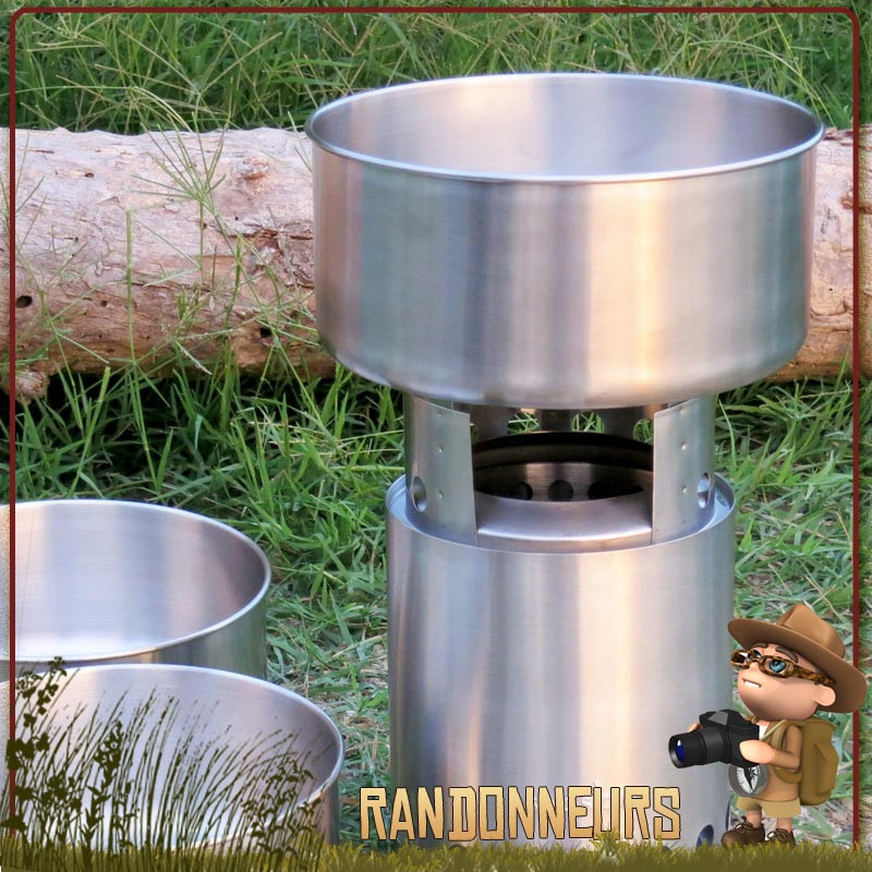 Réchaud à Bois SOLO STOVE bushcraft randonnée survie