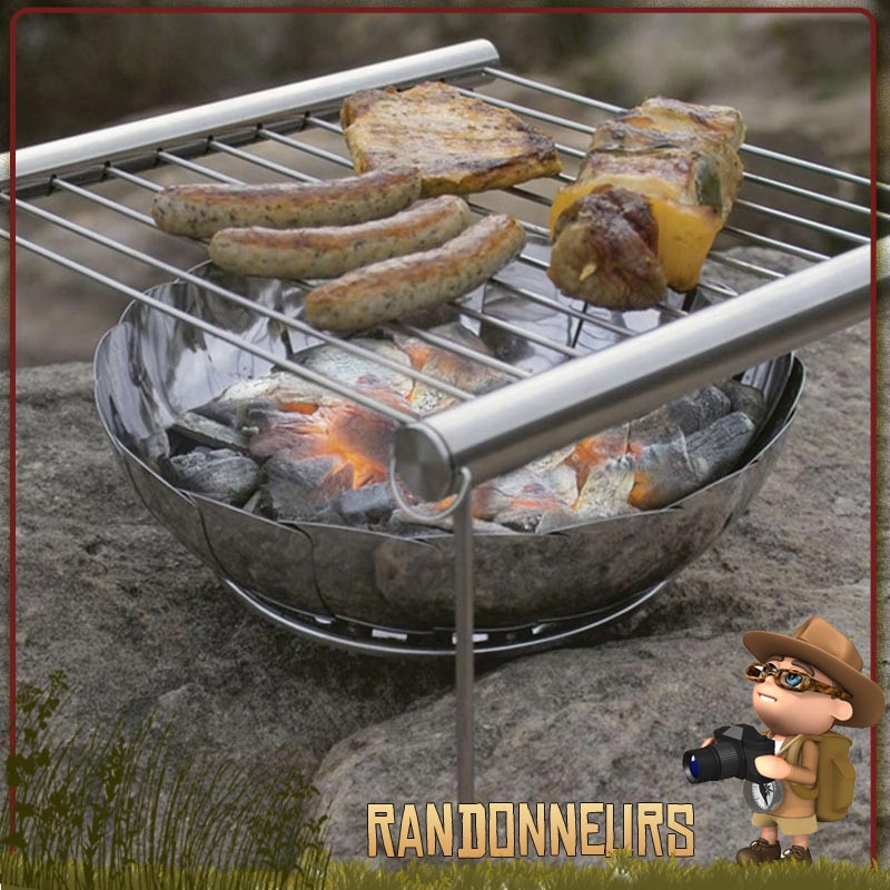 Réchaud FireBowl UCO feu de bois grille barbecue bivouac bushcraft