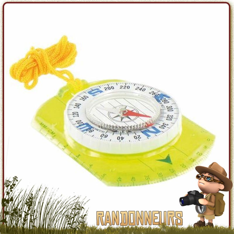 Boussole Orientation phosphorescente Highlander orientation randonnée