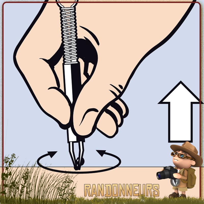 Pince à Tiques Inox Travelsafe enlever morsure de tique randonnée